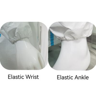 China En1149 Anti Static Microporous Coverall With Tape Seam 175 X 140cm Without Shoe Cover for sale