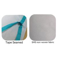 China Nonwoven Hooded Isolation Taped Coverall Provide Free Sample for Preventing Infection for sale