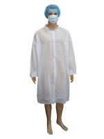 China Laboratory Work Wear VPT-501 Industrial CE Disposable Nonwoven Coat Model NO. VPT-501 for sale