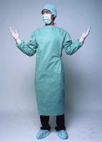 China Disposable Sterile SMS Surgical Gown Nonwoven Dental Hospital Operation CE Certified for sale