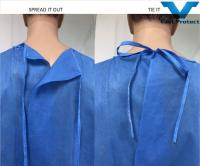 China Reusable Surgical Gown with Moisture Wicking Fabric Soft / Comfortable Healthcare Protective for sale