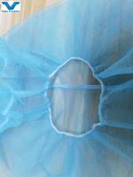 China Disposable Non Woven Round Bouffant Cap For Clean And Safe Work Environment for sale