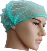 China Biodegradable Non Woven PP Double Elastic Disposable Strip Clip Mob Cap for sale