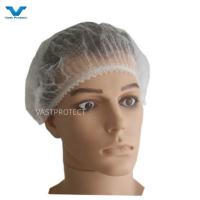 China Sterilized Nonwoven PP Disposable Cap Strip Cap Mob Cap Bouffant Cap for sale