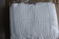 China Disposable PP 16GSM 18 Inch White Mob Cap Non Sterilized for sale