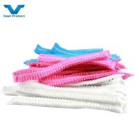 China Disposable PP 16GSM 18 Inch White Mob Cap Non Sterilized for sale