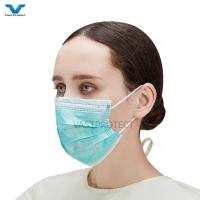 China ISO13485 Disposable Dust Mask Blue Earloop Type iir Layers 3 Ply for sale