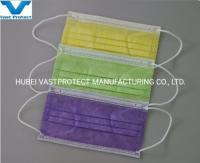 China En14683 3 Ply Breathable Earloop Adult Face Mask With FFP1 Filter Rating And CE Approval for sale