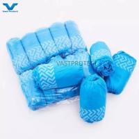 China Disposable PP Shoe Cover 10g Blue Anti Slip OEM 17 X 41cm for sale