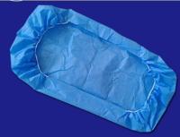 China 80*200cm Disposable Nonwoven PP Single Bed Fitted Draw Sheet With Logo Printing for sale