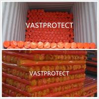 China 3.65m Width Double Orange PE Tarpaulin Roll PVC Coated For Customer Requirements for sale