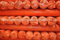 China Plain Pattern Orange PE Tarpaulin Roll 3.65m Width for Waterproof Sun-Shade Protection for sale