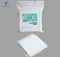 China 120GSM Lint Free 100% Polyester Microfiber Cleanroom Wipers for Optical Lens 9*9 inch for sale