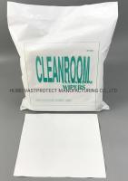 China White 23*23 Cm Lint Free Microfiber Cleanroom Wipers for Camera Lens Cleaning in Bulk for sale