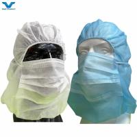 China Protective Polypropylene Non-Woven PP Ninja Astronaut Space Balaclava Cover Head Hood for sale