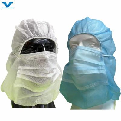 China Protective Polypropylene Non-Woven PP Ninja Astronaut Space Balaclava Cover Head Hood for sale
