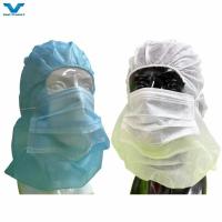 China Disposable PP Ninja Space Astronaut Balaclava Hood Head Cover with Face Mask V202 for sale