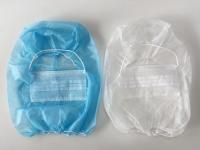 China Disposable PP Ninja Space Astronaut Balaclava Hood Head Cover with Face Mask V202 for sale