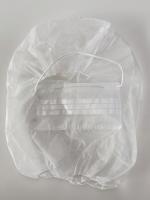 China Disposable Non-Woven PP Ninja Astronaut Space Balaclava Cover Head Hood with 2 Ply Face Mask for sale