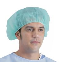 China Color Selection Yellow Round Cap For Doctor / Surgeon / Nurse / Worker In Dustfree Workshop for sale