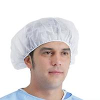 China Working Nurse Ponytail Mob Cap For Disposable Medical Scrubs And Surgical Procedures for sale