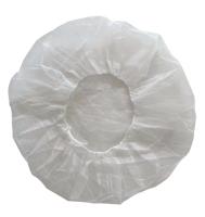 China Nonwoven PP Disposable Round Bouffant Cap 21 prime /24 prime Inch Diameter 53/60cm 10/12GSM 100/Bx 1000pack for sale