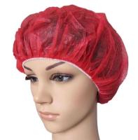 China Nonwoven PP Disposable Round Bouffant Cap for Protective Health Medical Surgical Nurse for sale