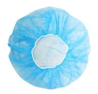 China Nonwoven PP Disposable Round Bouffant Cap for Protective Health Medical Surgical Nurse for sale