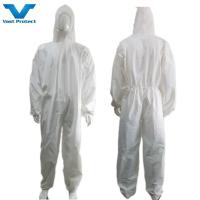 China 0.200kg Economical Dust-Proof Disposable PP Non-Woven Coverall for USD Payment Support for sale
