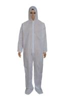 China 0.200kg Economical Dust-Proof Disposable PP Non-Woven Coverall for USD Payment Support for sale