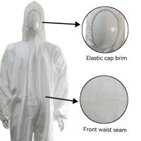 China Stretch-Able Durable Protective Clothing En1149 Microporous Coveralls for Waist Style for sale