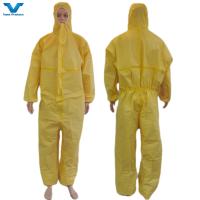 China 175*140cm Fully Closed Disposable Protective Chemical Overall CE Coveralls OEM/ODM for sale