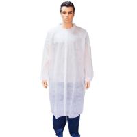 China White Durable Disposable Lab Coats for Women and Men Accessories Label Small-4XL for sale