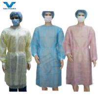 China 30-50GSM En13795 Disposable Clothing Waterproof SMS/PP/PP PE Isolation Gowns for sale