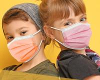 China Elastic Ear-Loop V101 Nonwoven Melt Blown Fabric Disposable Kids Face Mask Children Mask for sale