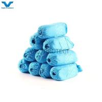 China Directly Supply Disposable PP Shoe Cover 10g Blue Anti-Slip for Workshop for sale
