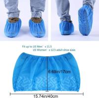 China Waterproof Disposable Boot Shoe Cover CE Certified Durable Non-Slip Non-Skid 2-30g for sale