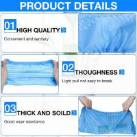 China Hygienic Anti-Slip Waterproof Foot Booties Shoe Covers for Hospital Staff Protection for sale