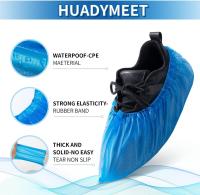 China Light-Weight 15*36cm PE CPE Shoe Cover for Dental Procedures Handmade or Machine-Made for sale