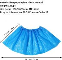 China Light-Weight 15*36cm PE CPE Shoe Cover for Dental Procedures Handmade or Machine-Made for sale