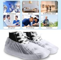China Waterproof Non-Slip CPE Disposable Boot Shoe Cover for Cleanroom Protection in Clinic for sale