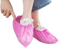 China 18*41cm Elastic Style Disposable Non-Woven PP/PE/CPE Shoe Cover for Dental Supplies for sale