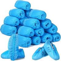 China ISO Certified Disposable PP PE CPE Shoe Cover in Blue White Green Red Grey Pink Black for sale