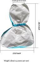 China 18*41cm Printing Logo Anti-Slip Waterproof Disposable Boot Cover for Medical Hospital for sale