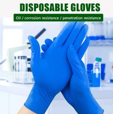 China Disposable Nitrile Examination Gloves for Industrial Safety 3.5-5.5 G Protection for sale