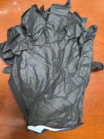 China FDA Certified 3.5-5.5 G Black Nitrile Work Gloves for Industrial PPE Safety in Bulk for sale