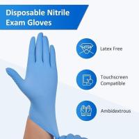 China Best Manufacturers Beauty Make up Powder Free Nitrile Gloves in Different Colours for sale
