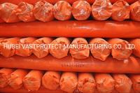China 12 Prime Orange PE Tarpaulin Roll Waterproof Sun-Shade Durable And Heavy Duty Material for sale