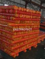 China Waterproof Orange PE Tarpaulin Roll with Paper Core 12FT Width Support USD Payments for sale