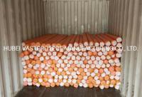 China Plain Pattern Tarpaulin Roll Size 12' X 100' Double Orange Rip Poly Heavy-Duty for sale